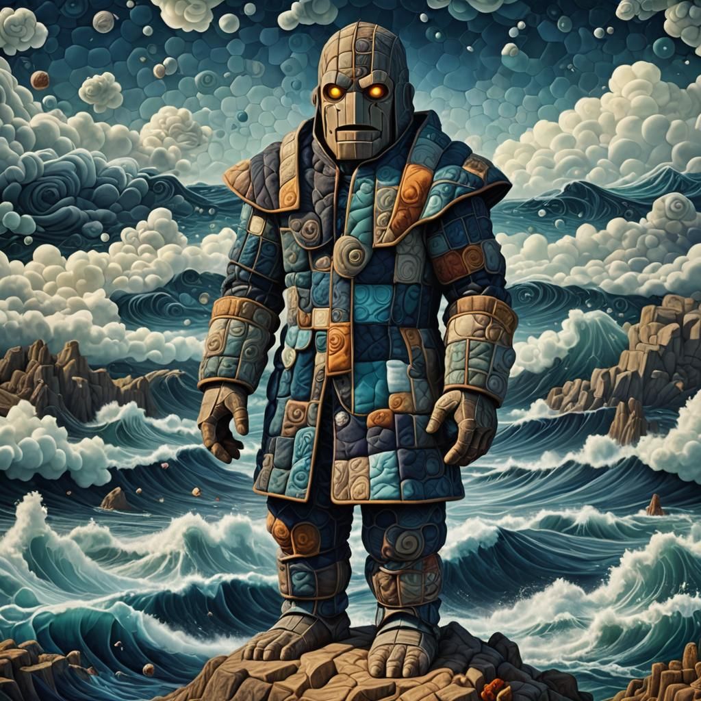 Quilted Keeper - AI Generated Artwork - NightCafe Creator