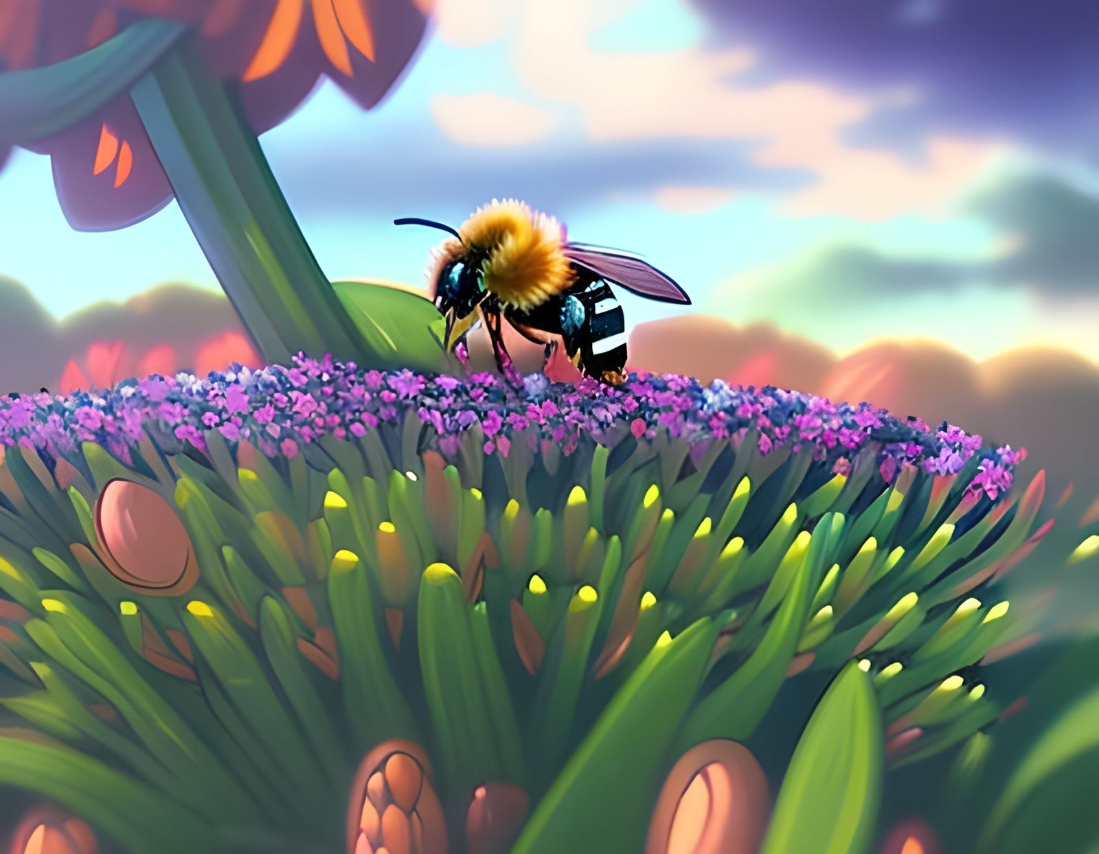 My Bee - AI Generated Artwork - NightCafe Creator
