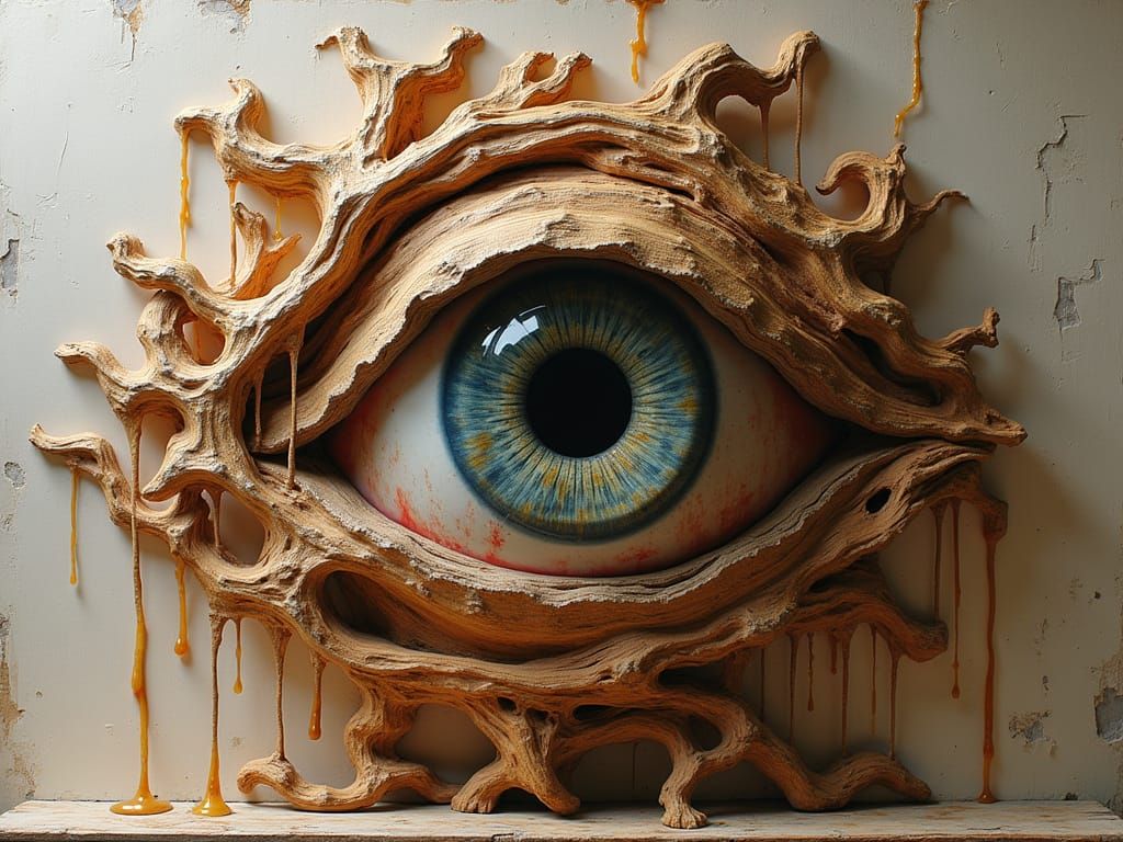 Folded Wood Embraces a Full-Body Living Entropic Algorithm