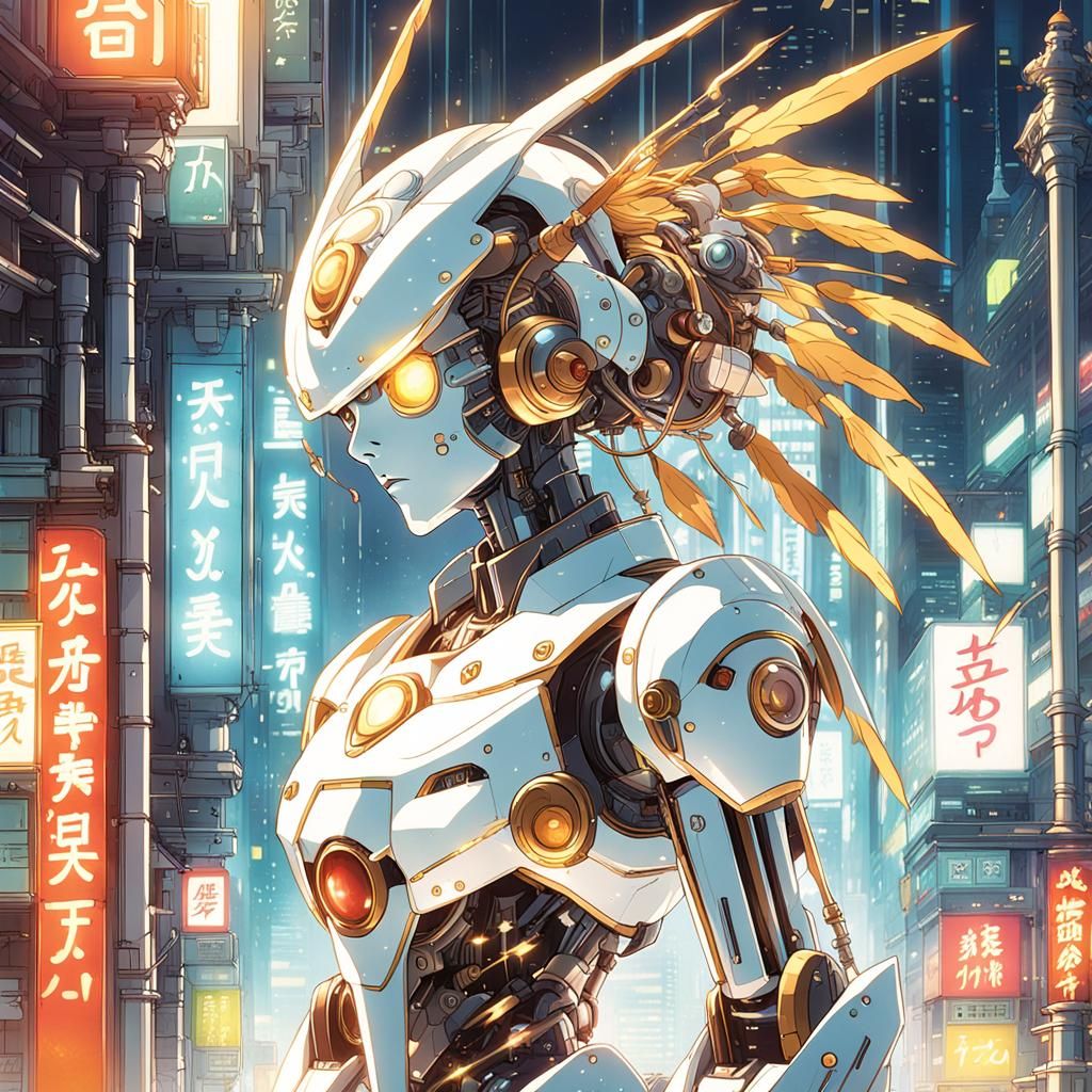 Divine Android - AI Generated Artwork - NightCafe Creator