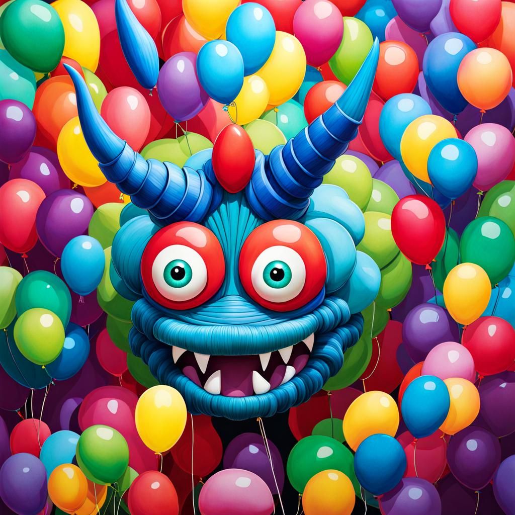 Balloon monster - AI Generated Artwork - NightCafe Creator
