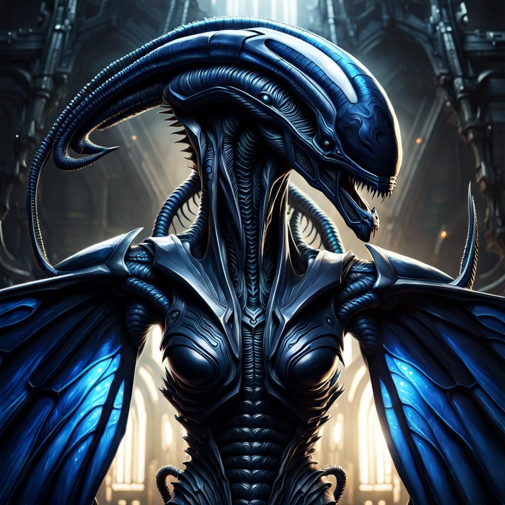 Xenomorph hybrid - AI Generated Artwork - NightCafe Creator