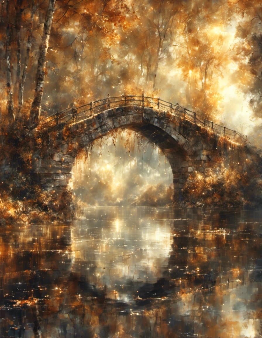 The Old Bridge - AI Generated Artwork - NightCafe Creator