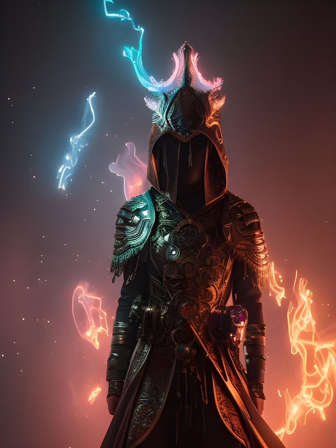 Insanely detailed photograph of a Beautiful Life Magician Warlock Male ...