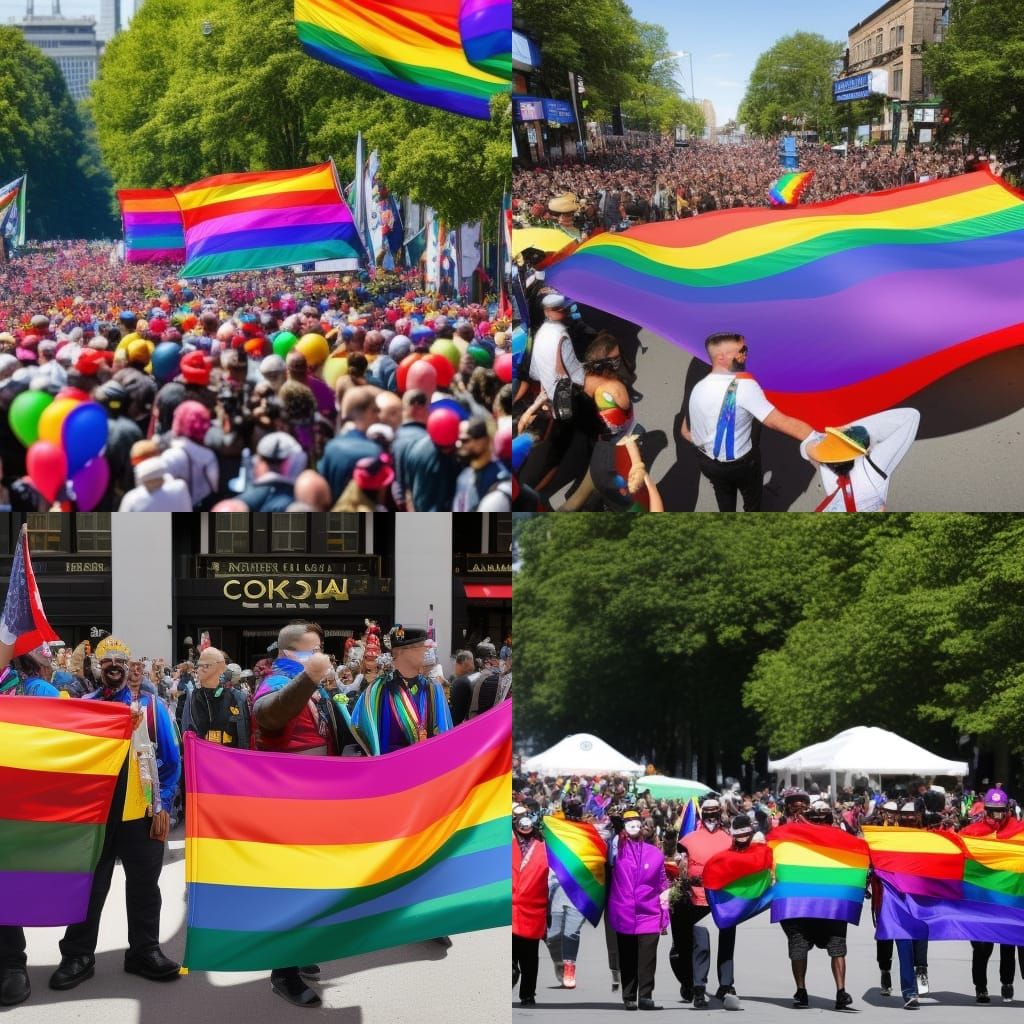 gay pride - AI Generated Artwork - NightCafe Creator