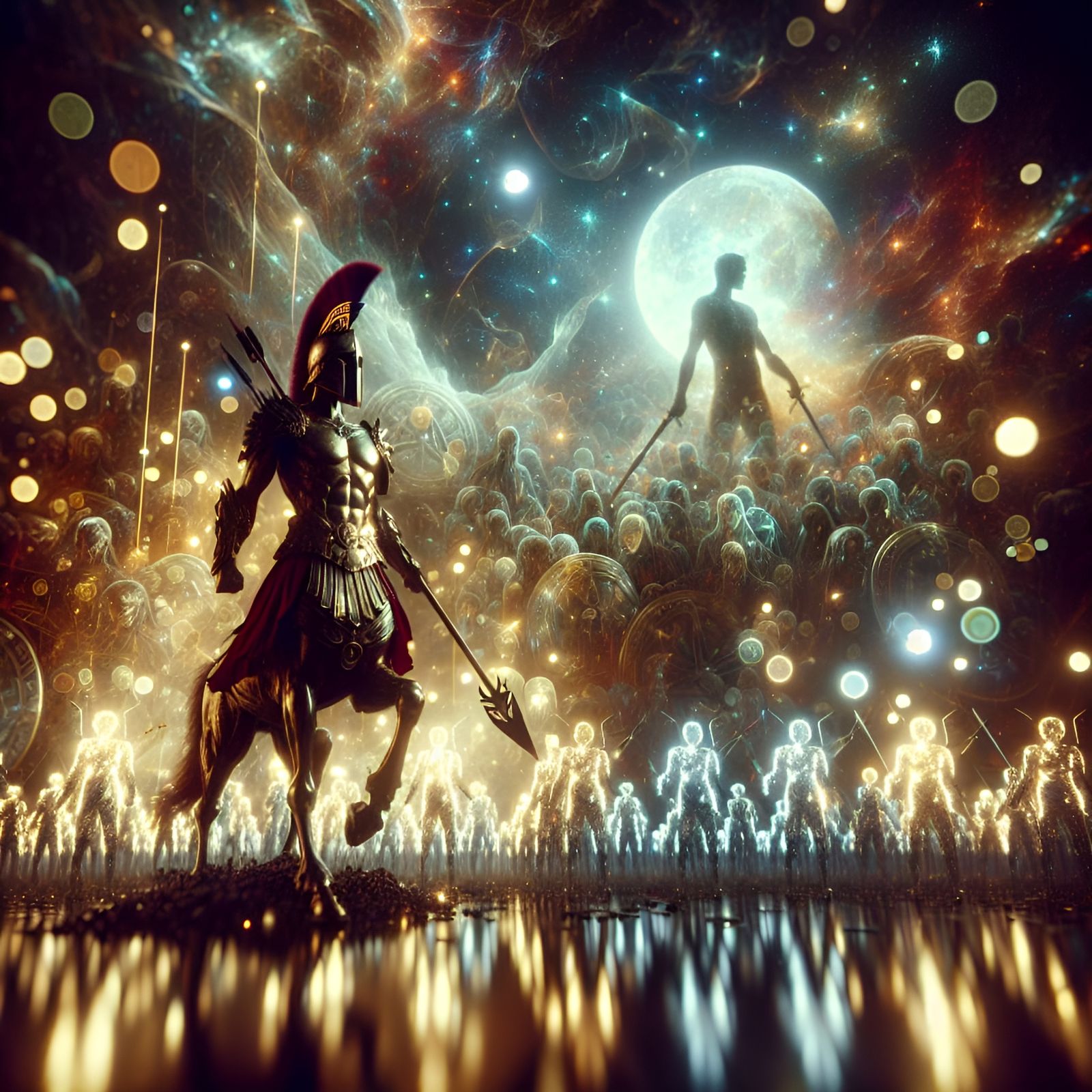 Ares…….overseeing the battle of souls… - AI Generated Artwork ...