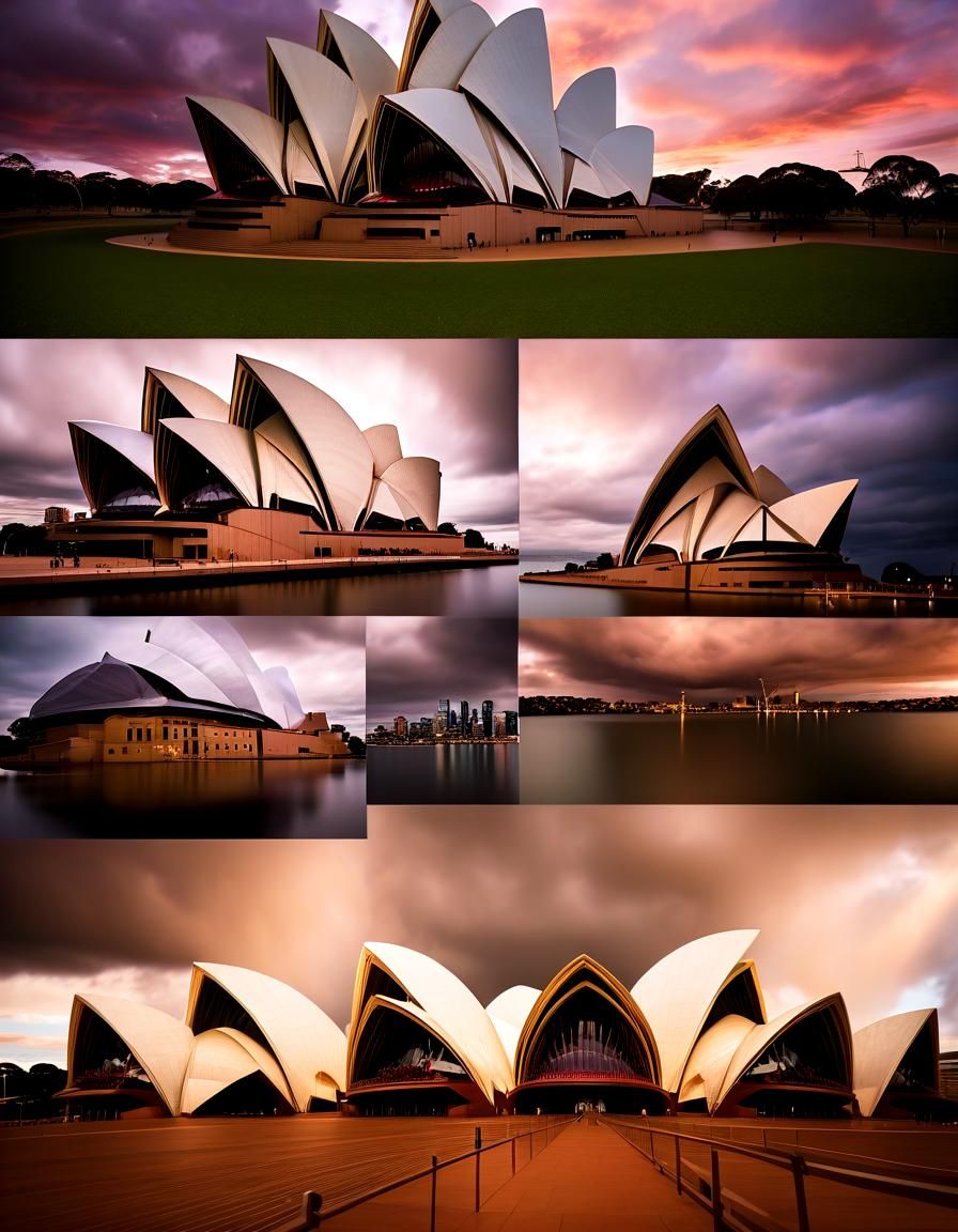 Australian Opera House - AI Generated Artwork - NightCafe Creator
