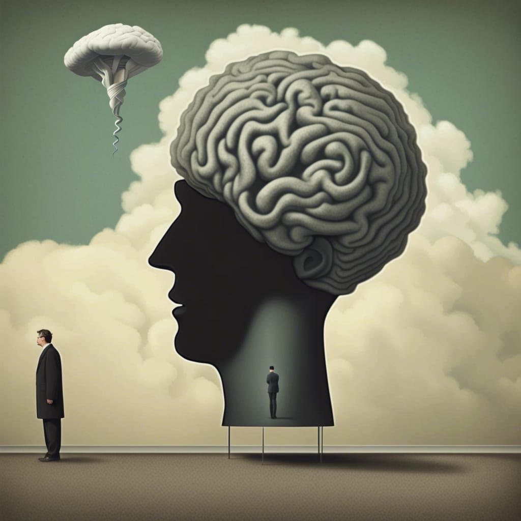 Lost in my overthinking - AI Generated Artwork - NightCafe Creator