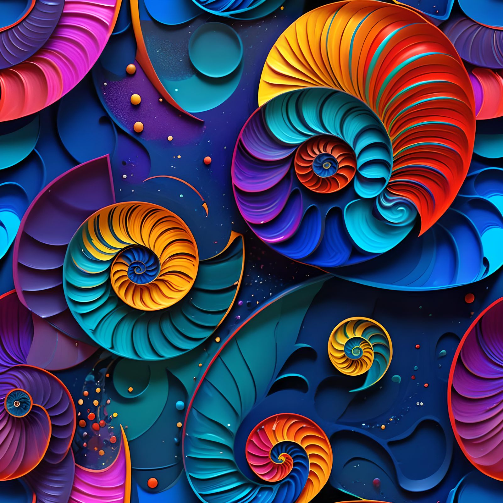 Fibonacci sequence - AI Generated Artwork - NightCafe Creator