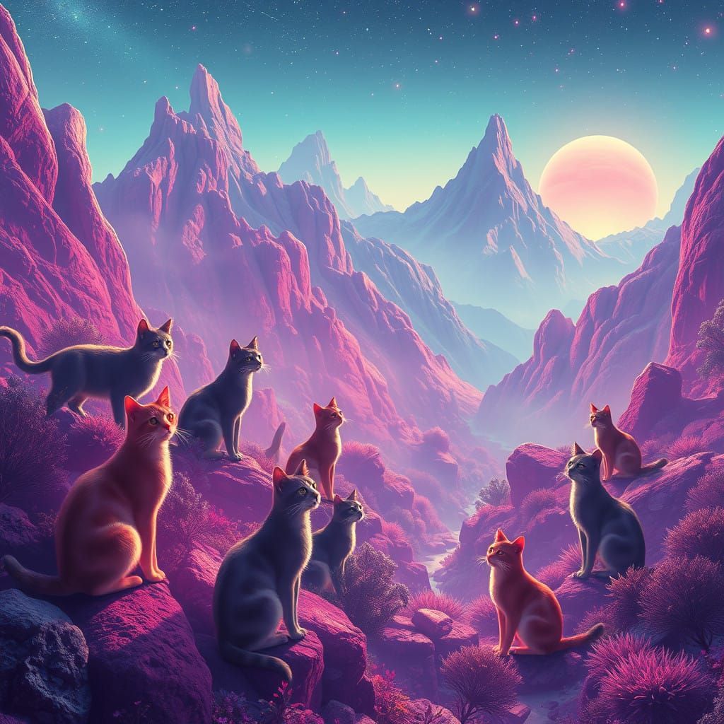 "where is hooman at?" - Ethereal Valley of Feline Wonder in ...