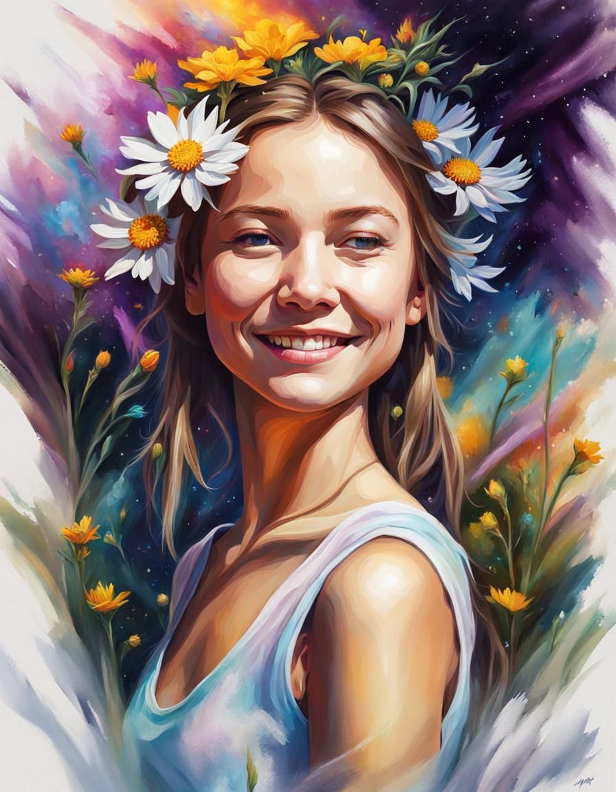 'Gretta' 04 ~ Evolved from ROWs 'Smug Smile Gretta' - AI Generated ...