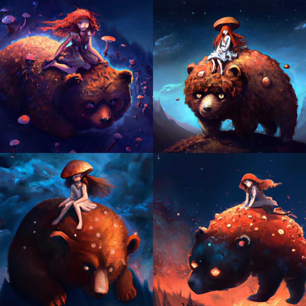 bear and goblin - AI Generated Artwork - NightCafe Creator