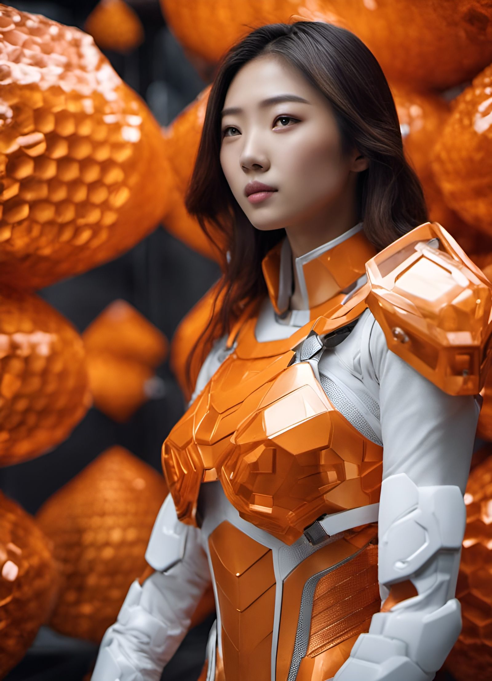 Geometric Poly-armor II - AI Generated Artwork - NightCafe Creator