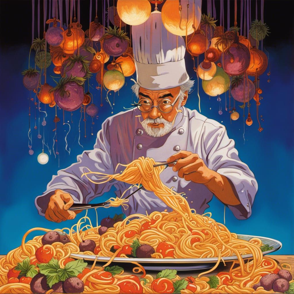 Chef Hayao Miyazaki - AI Generated Artwork - NightCafe Creator