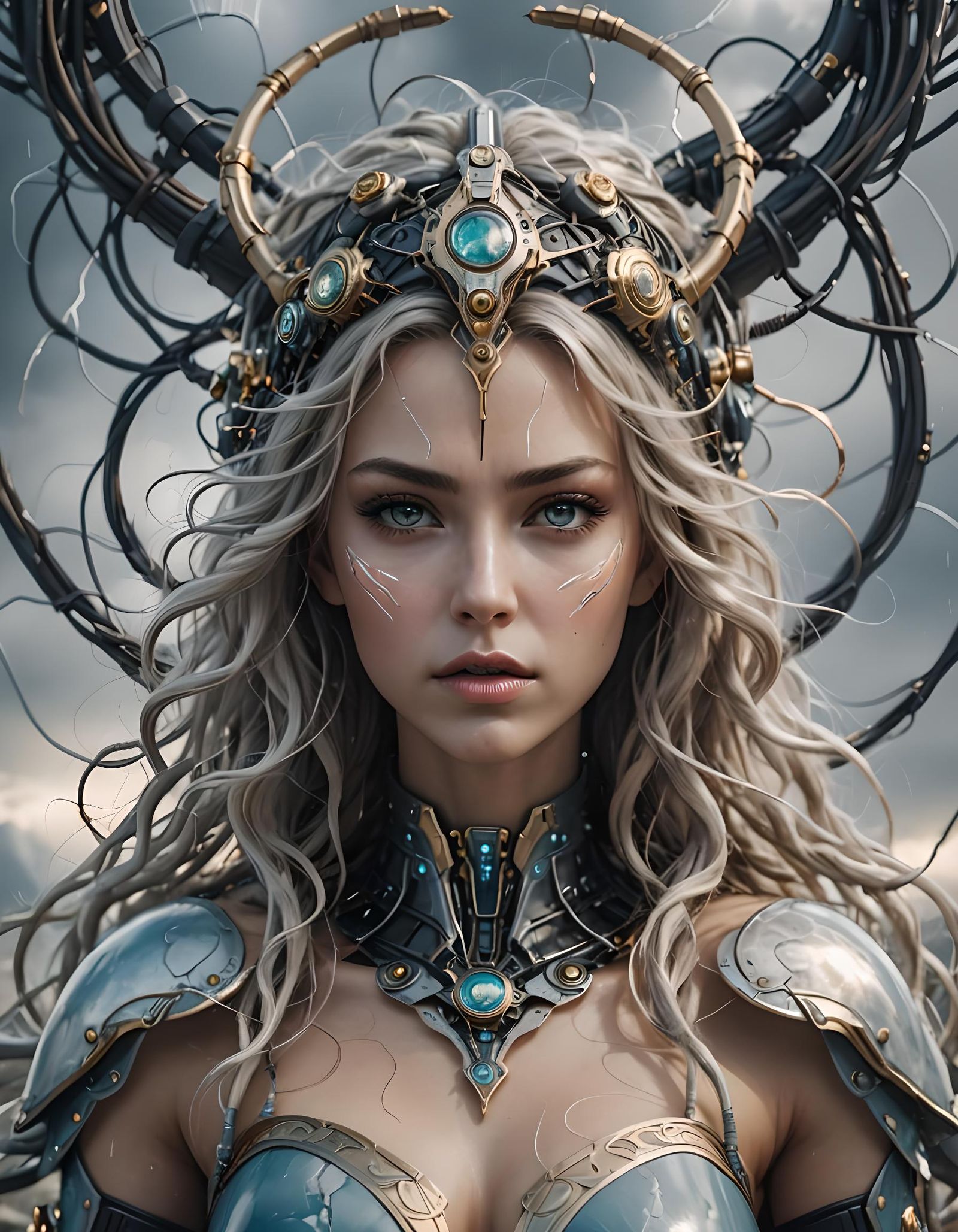 Norse Storm Goddess - AI Generated Artwork - NightCafe Creator