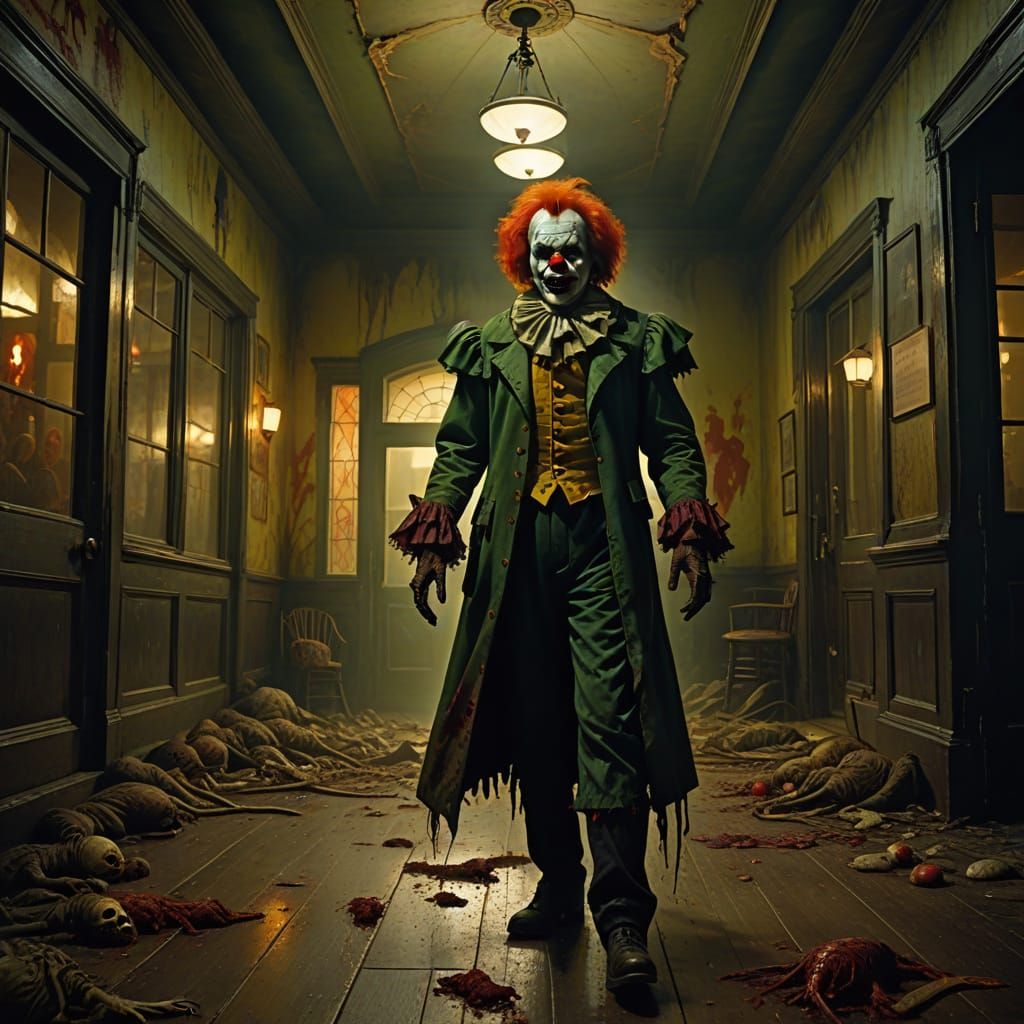 McDonald's Horror with Zombies and demons, 1856 photo, demonic, creepy ...