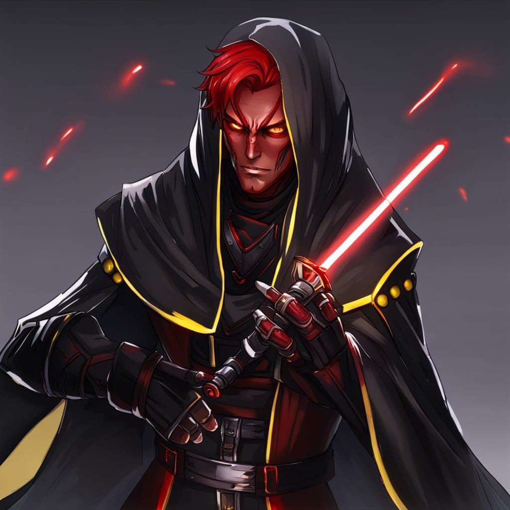 A Male Sith Pureblood from SWTOR. Has Red skin, facial ridges, facial ...