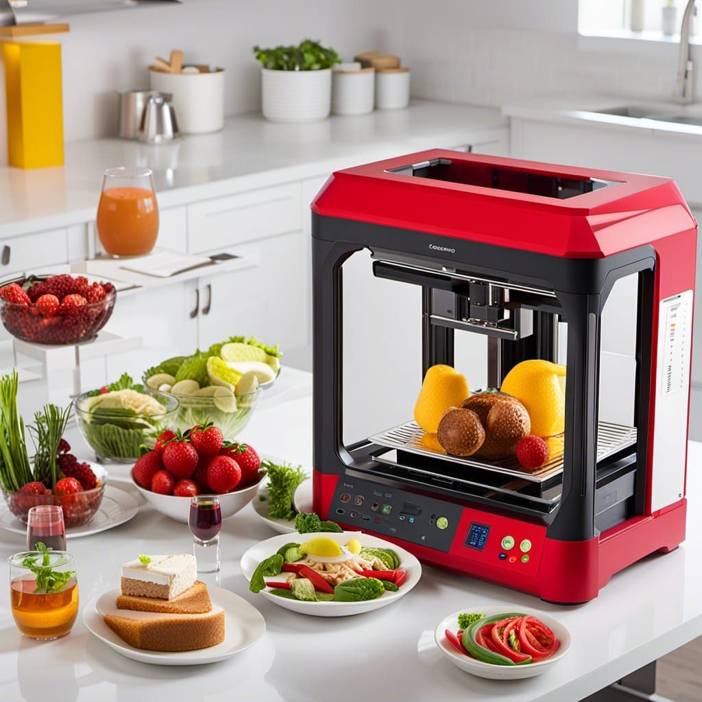 Food replicator: 3D food printer - AI Generated Artwork - NightCafe Creator