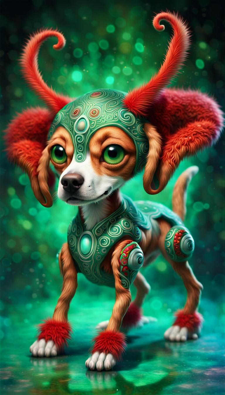 Alien Good Boy - AI Generated Artwork - NightCafe Creator