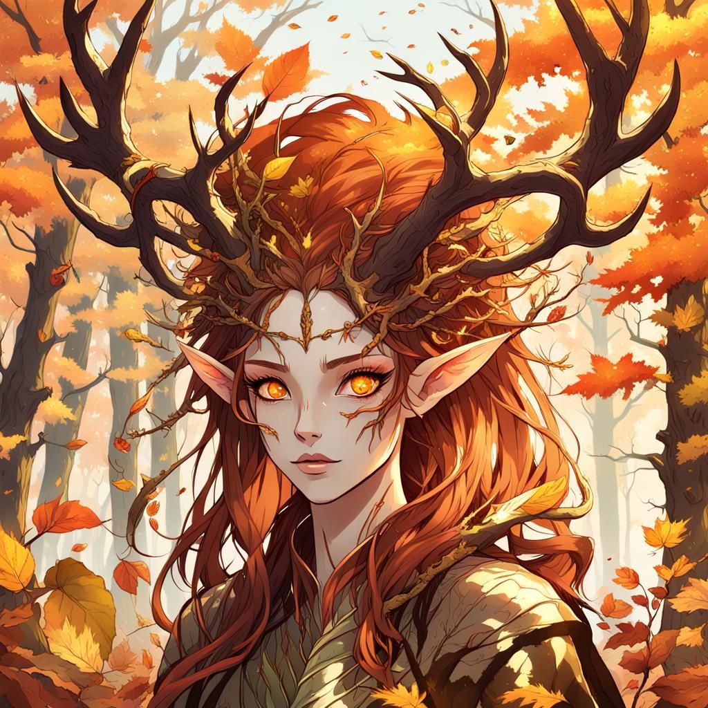 autumn elf - AI Generated Artwork - NightCafe Creator