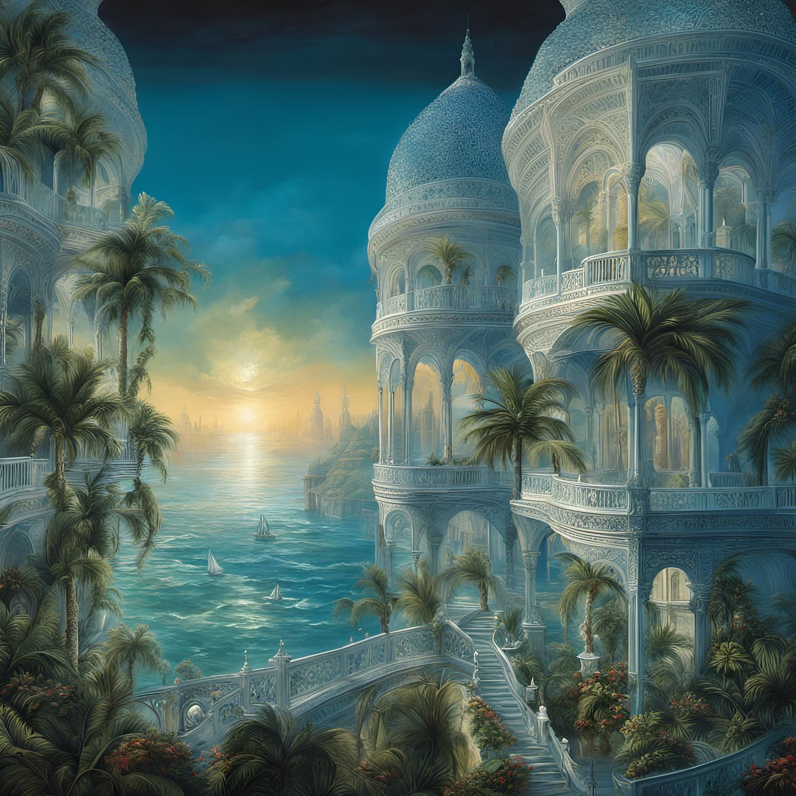 By the Sea - AI Generated Artwork - NightCafe Creator