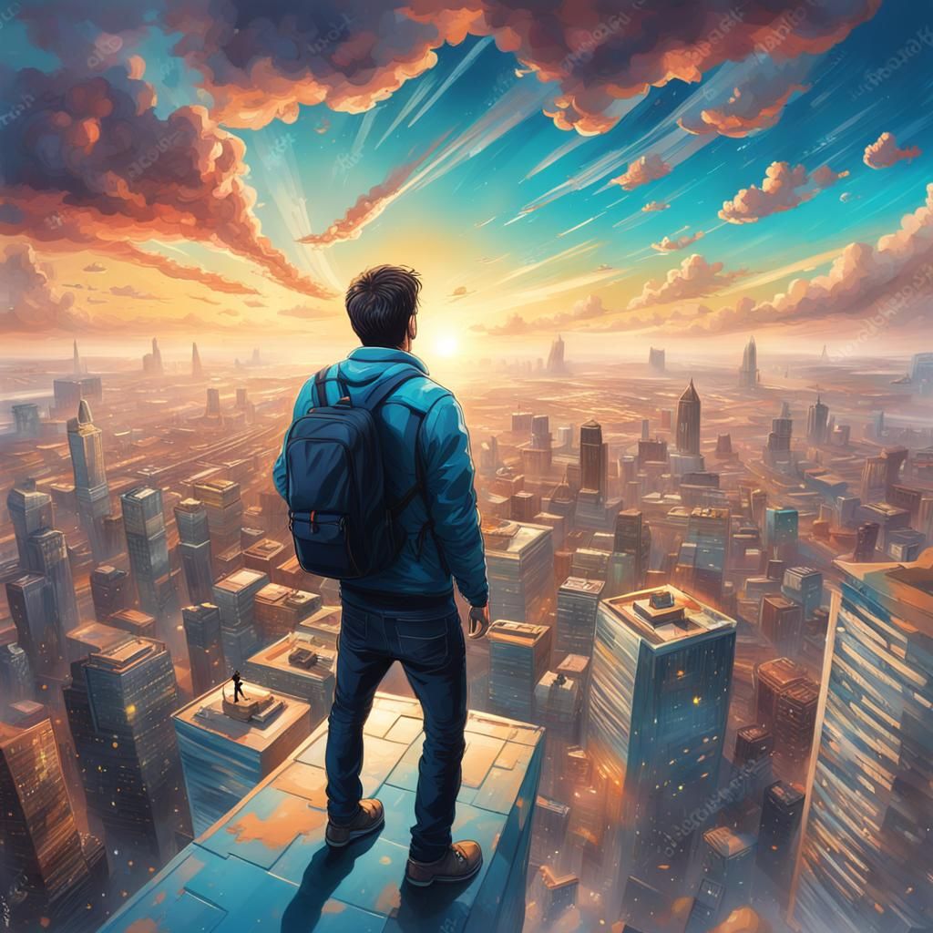 Infinity sky - AI Generated Artwork - NightCafe Creator