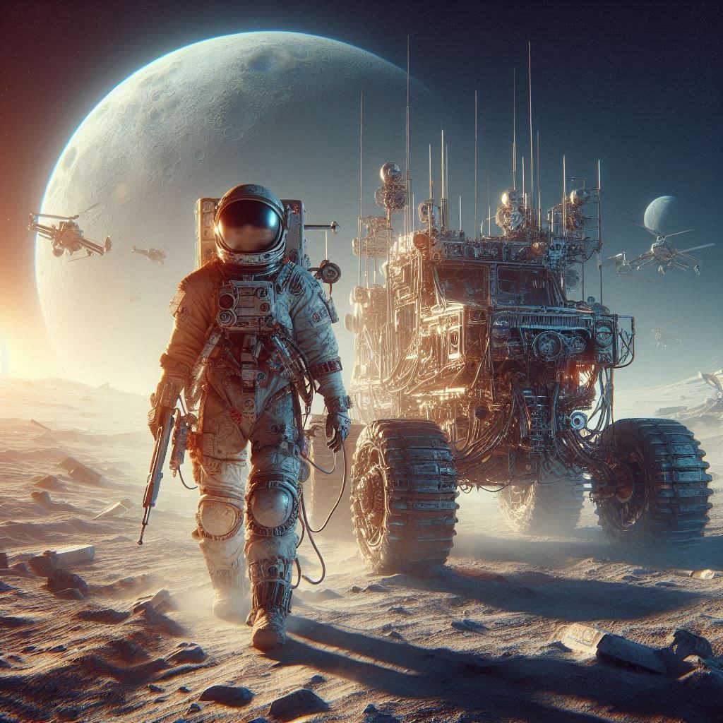 Moon Walker - AI Generated Artwork - NightCafe Creator