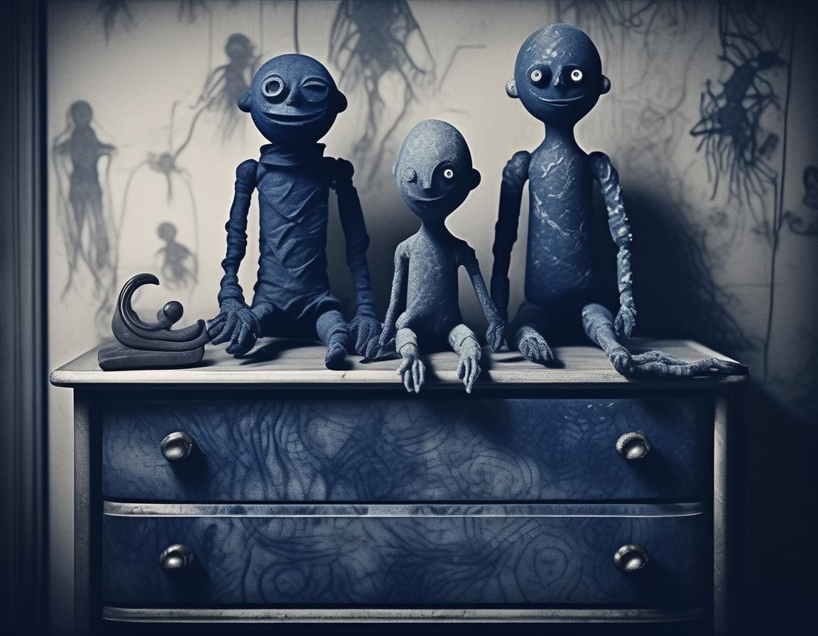 Evil Puppets - AI Generated Artwork - NightCafe Creator
