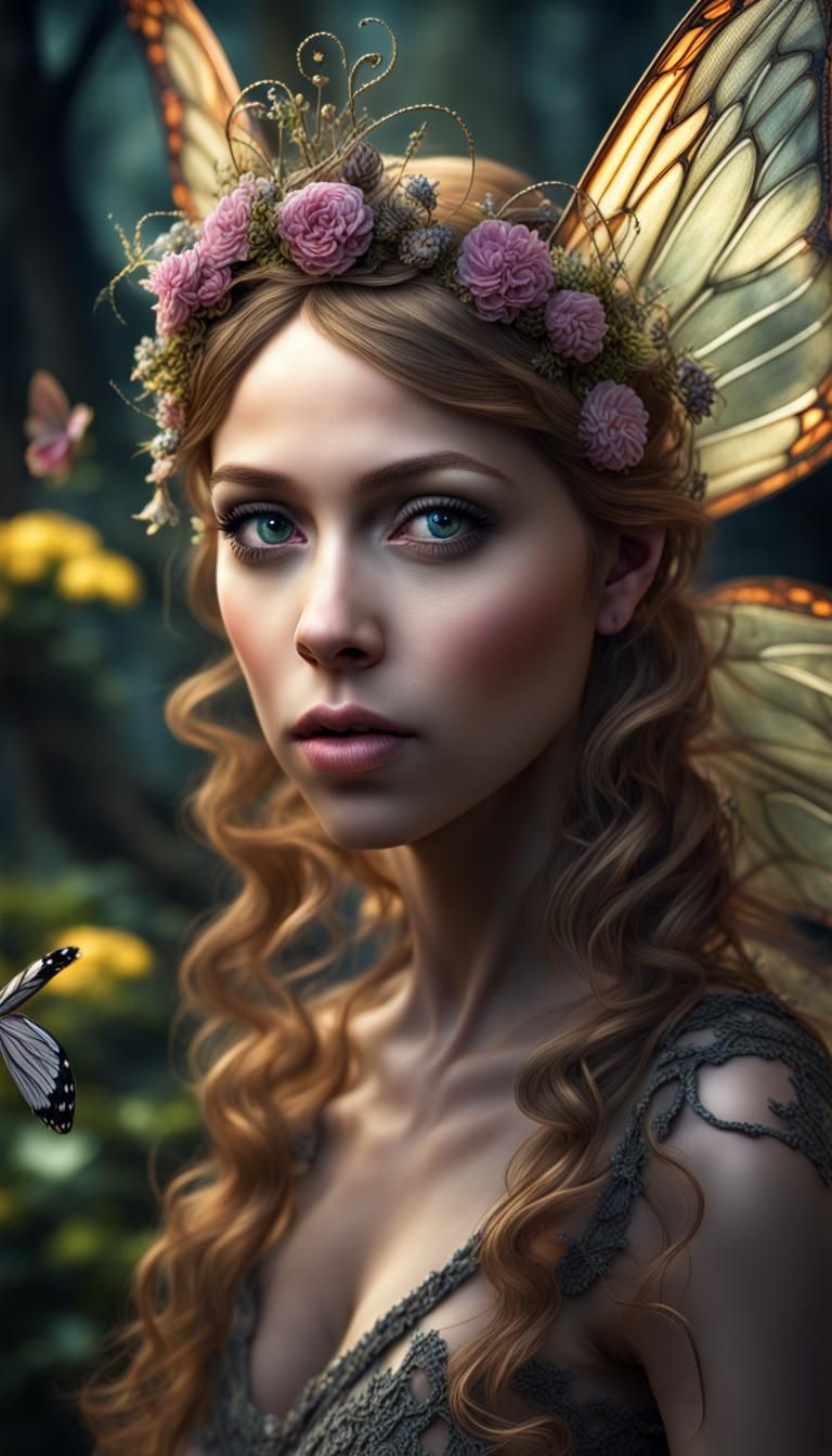 Queen of fairies, truly realistic in a human-like way, no faults ...