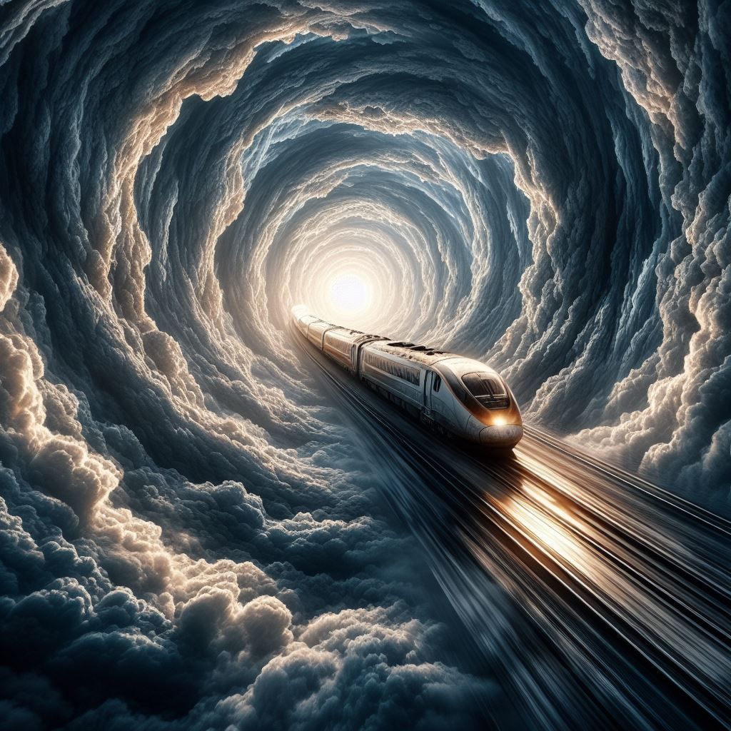 Heaven's train - AI Generated Artwork - NightCafe Creator