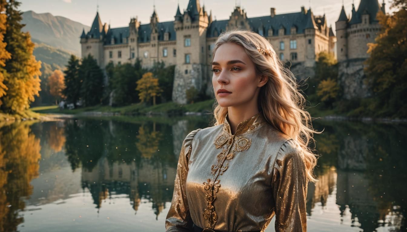 Lady of the castle. - Lady of the castle.