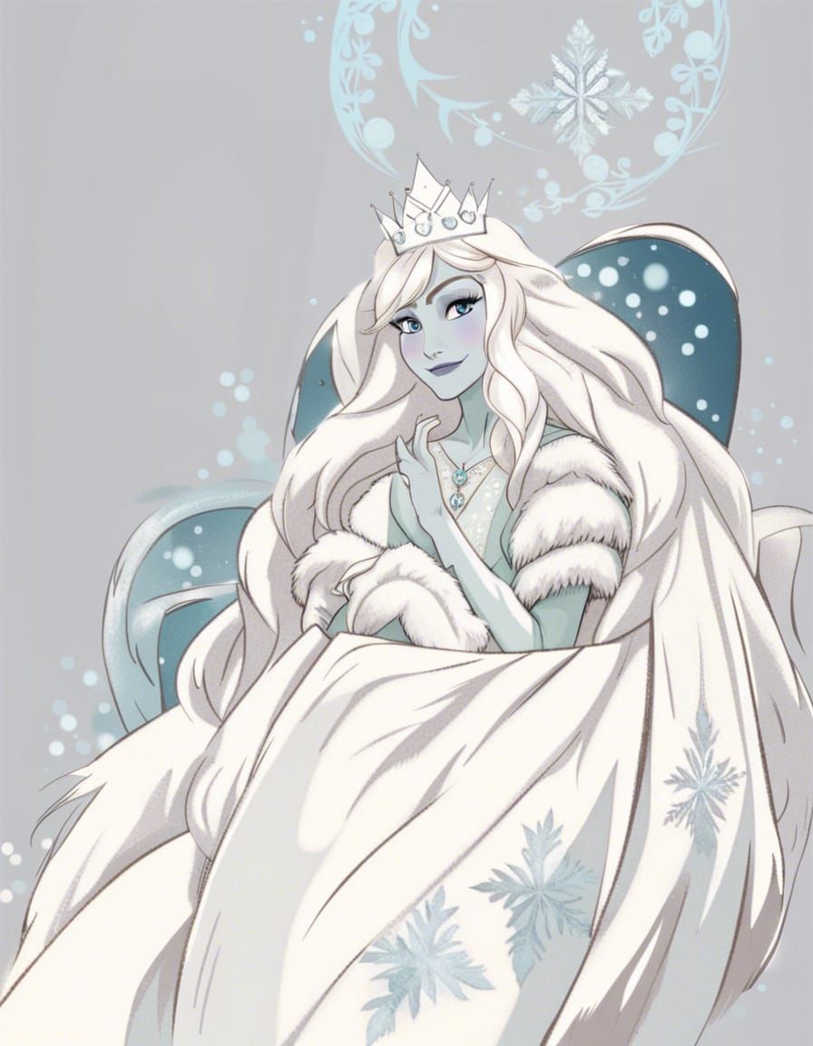 Snow Princess - AI Generated Artwork - NightCafe Creator