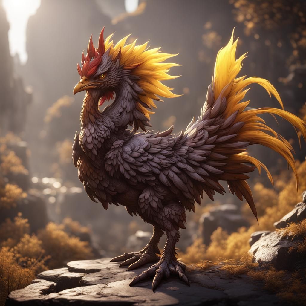 chocobo with low taper fade - AI Generated Artwork - NightCafe Creator