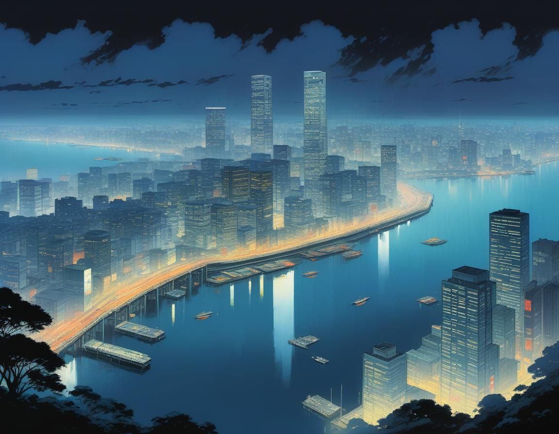 Waterfront - AI Generated Artwork - NightCafe Creator