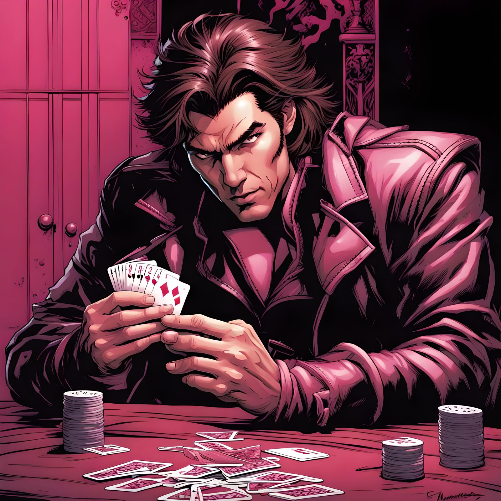 A Hand with Gambit - AI Generated Artwork - NightCafe Creator