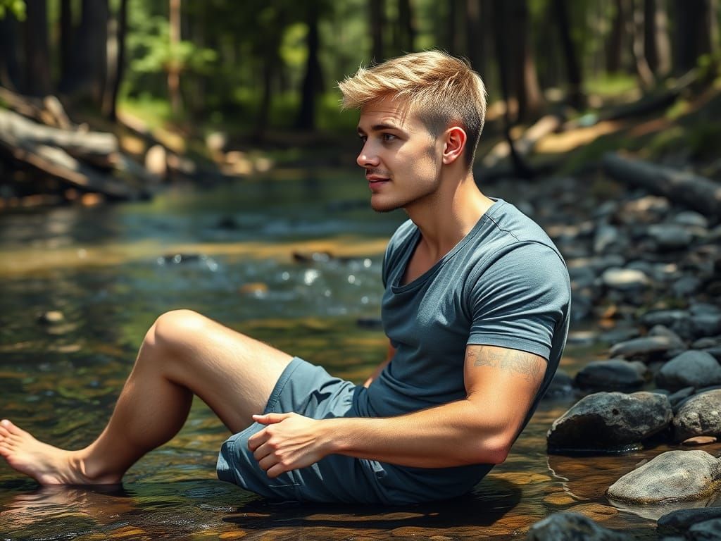 Blooper - left leg at the right, right arm and leg missing ...