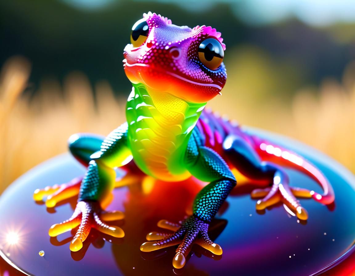 Jelly Lizard! - AI Generated Artwork - NightCafe Creator