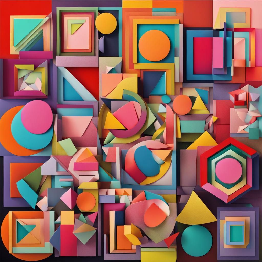 Colorful Shapes Inspiration - AI Generated Artwork - NightCafe Creator
