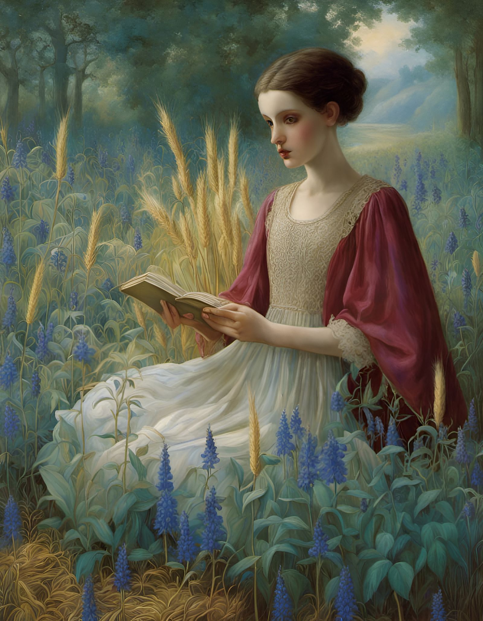 Lughnasadh Robert Peake the Elder, Mark Ryden, hyperdetailed beautiful ...