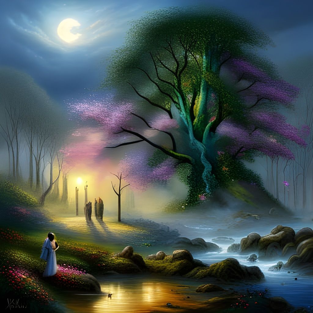 Night Stroll - AI Generated Artwork - NightCafe Creator