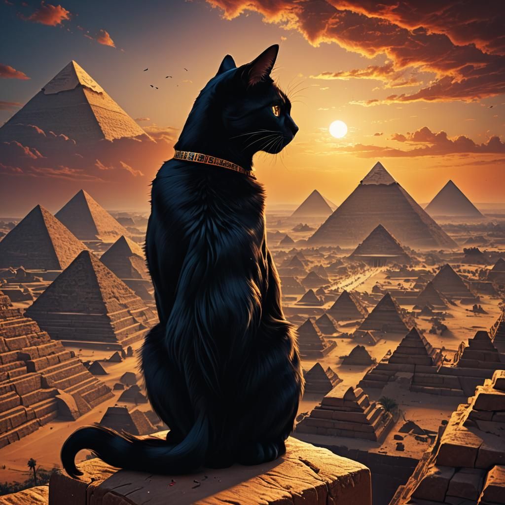 Pyramid Perch - AI Generated Artwork - NightCafe Creator