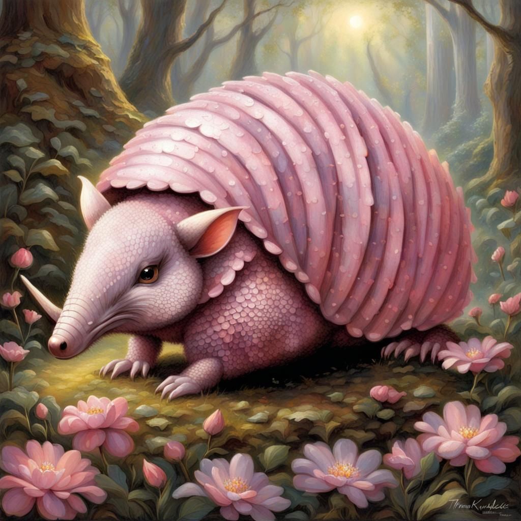 fairy armadillo - AI Generated Artwork - NightCafe Creator