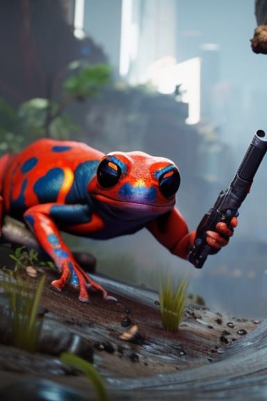 Deadpool tadpole 🤓😂 - AI Generated Artwork - NightCafe Creator