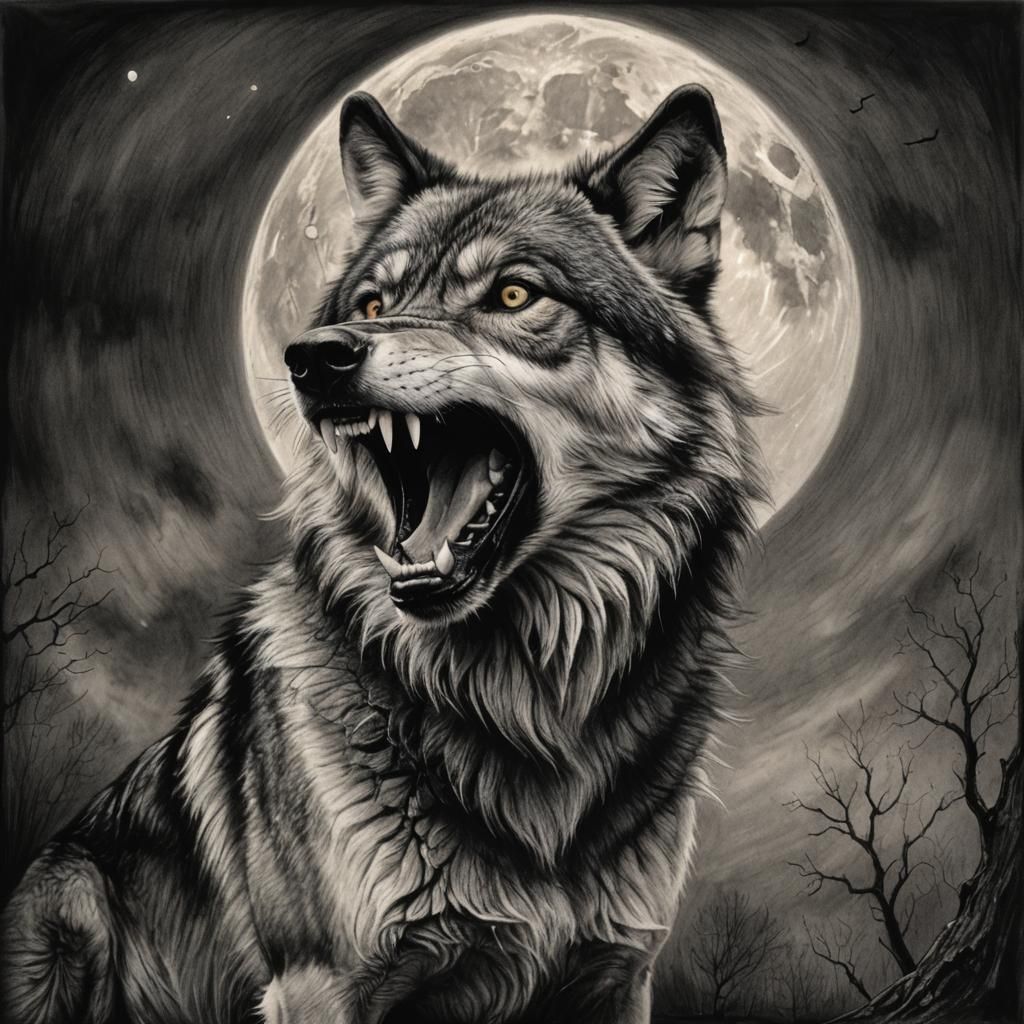 A portrait of a wolf - AI Generated Artwork - NightCafe Creator