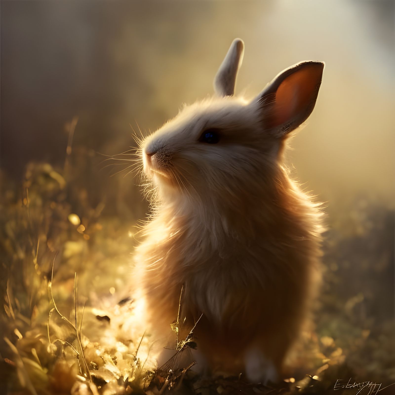 Cute rabbit - AI Generated Artwork - NightCafe Creator