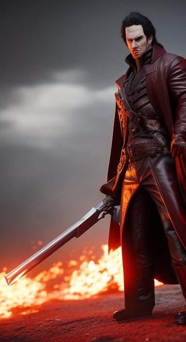 Vampire Hunter - AI Generated Artwork - NightCafe Creator