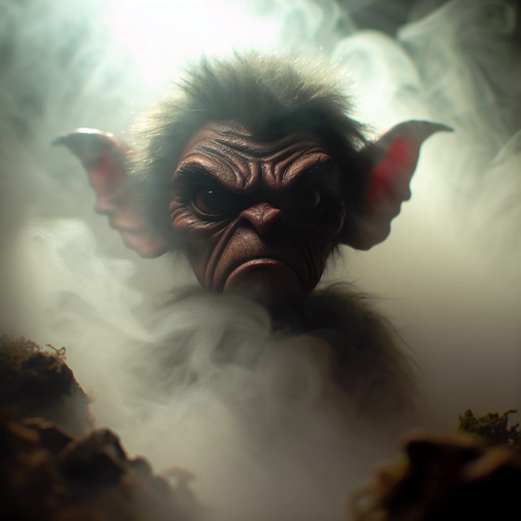 Unhappy imp - AI Generated Artwork - NightCafe Creator