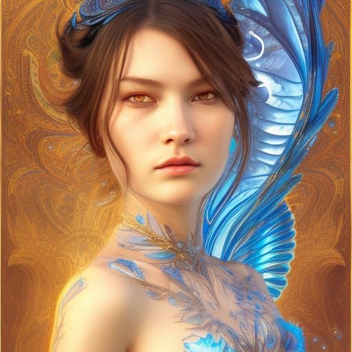 Fire Angel (revisit) - AI Generated Artwork - NightCafe Creator