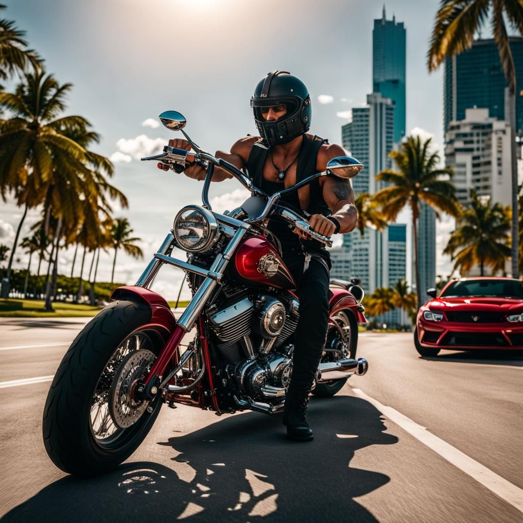 Miami Vibes - AI Generated Artwork - NightCafe Creator