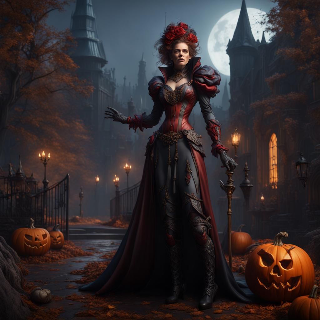 baroness for hallows eve - AI Generated Artwork - NightCafe Creator